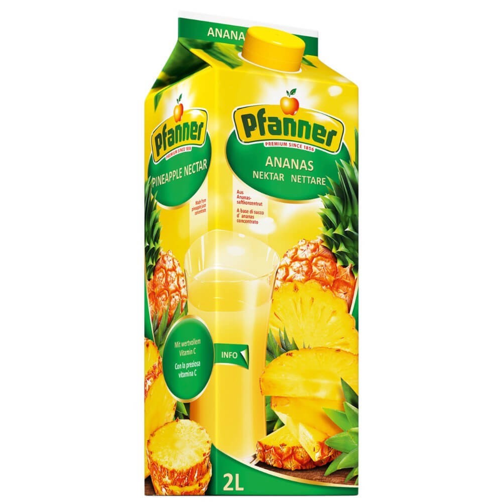 Suc de Ananas Pfanner, 1 L, Suc Natural de Ananas, Suc din Fructe, Suc ...