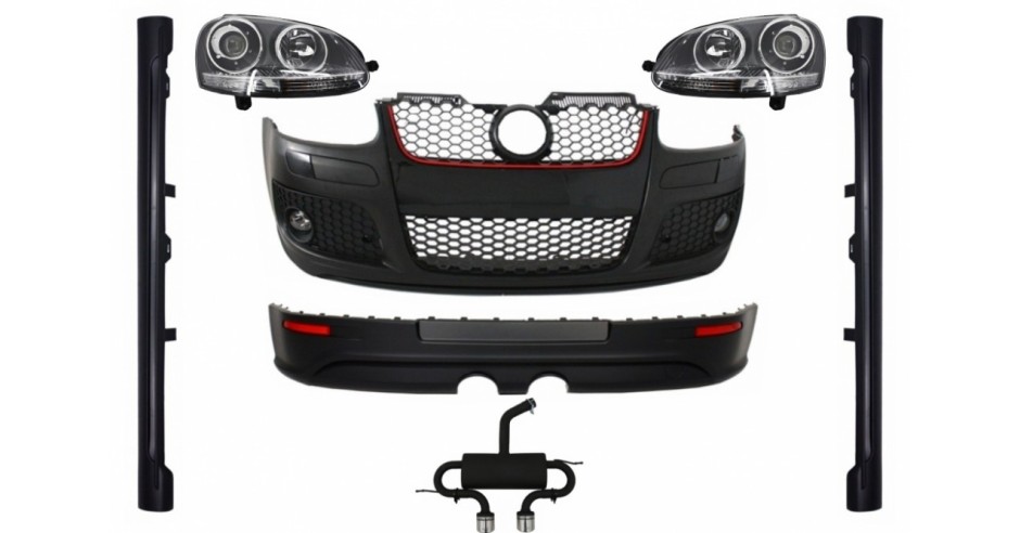 Body Kit VW Golf Mk V 5 (2003-2007) GTI R32 Design cu Sistem de ...