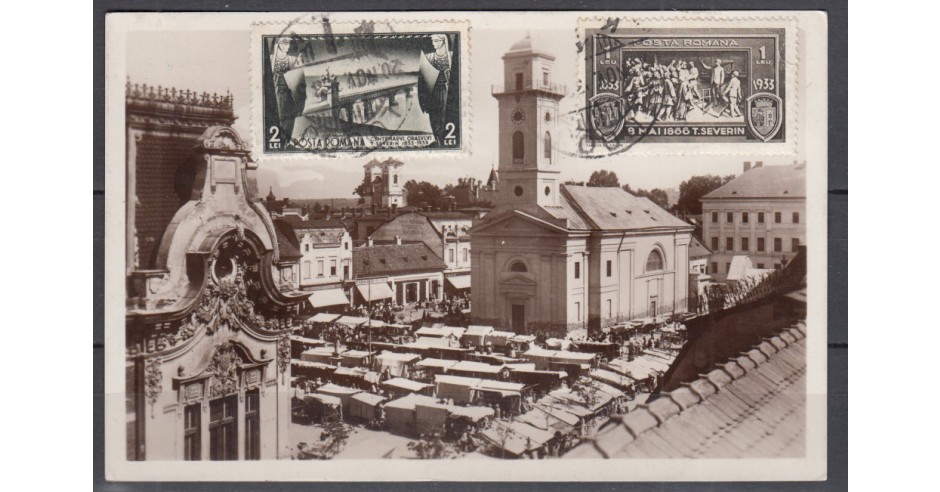 LUGOJ PIATA REGINA MARIA SI BISERICA GRECO-CATOLICA FARMACIA T.C.V ...