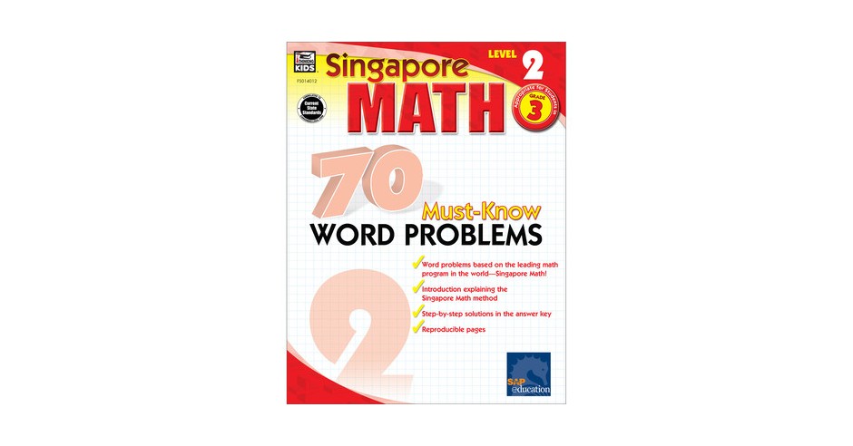 Singapore Math 70 Must-Know Word Problems, Level 2 Grade 3 | Okazii.ro