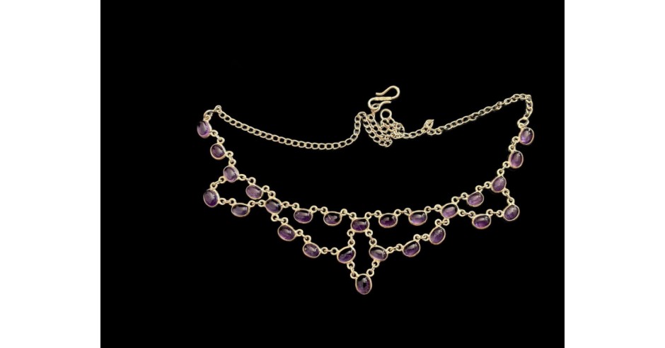 SALBA - COLIER ARGINT CU AMETIST | arhiva Okazii.ro