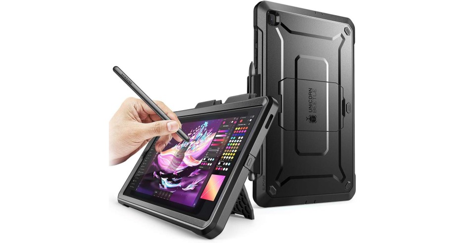 Husă din seria UB Pro pentru Galaxy Tab S6 Lite, cu protector de ecran ...