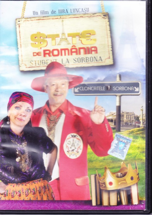 DVD State de Romania - Student la Sorbona (Original, Stare F. Buna ...