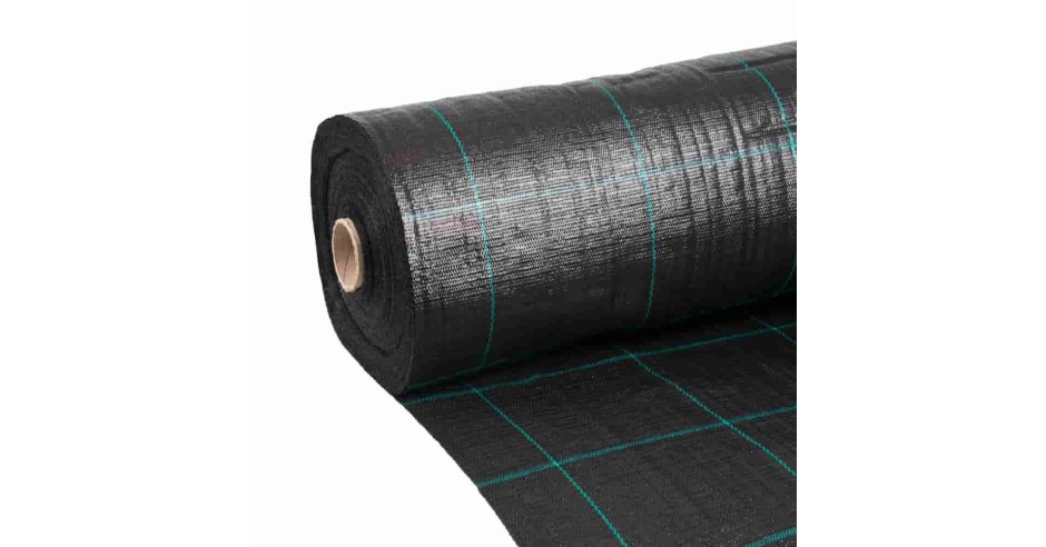 Folie protectie sol 2m x 100m, folie anti buruieni, material geotextil ...