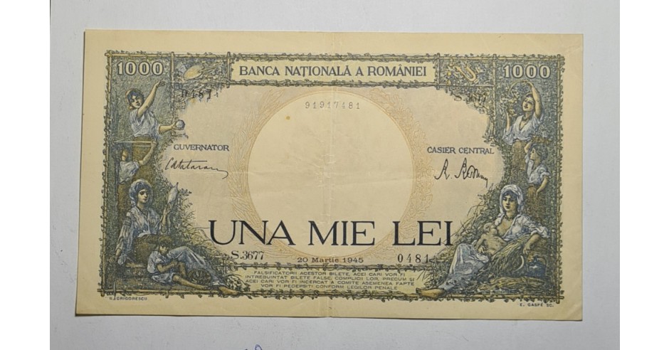 1000 lei 1945 | Okazii.ro