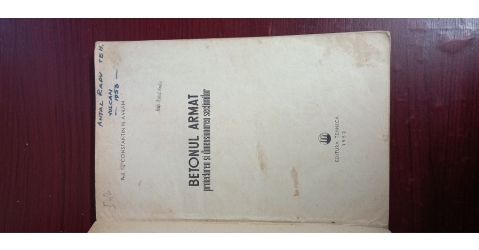 Betonul armat | arhiva Okazii.ro