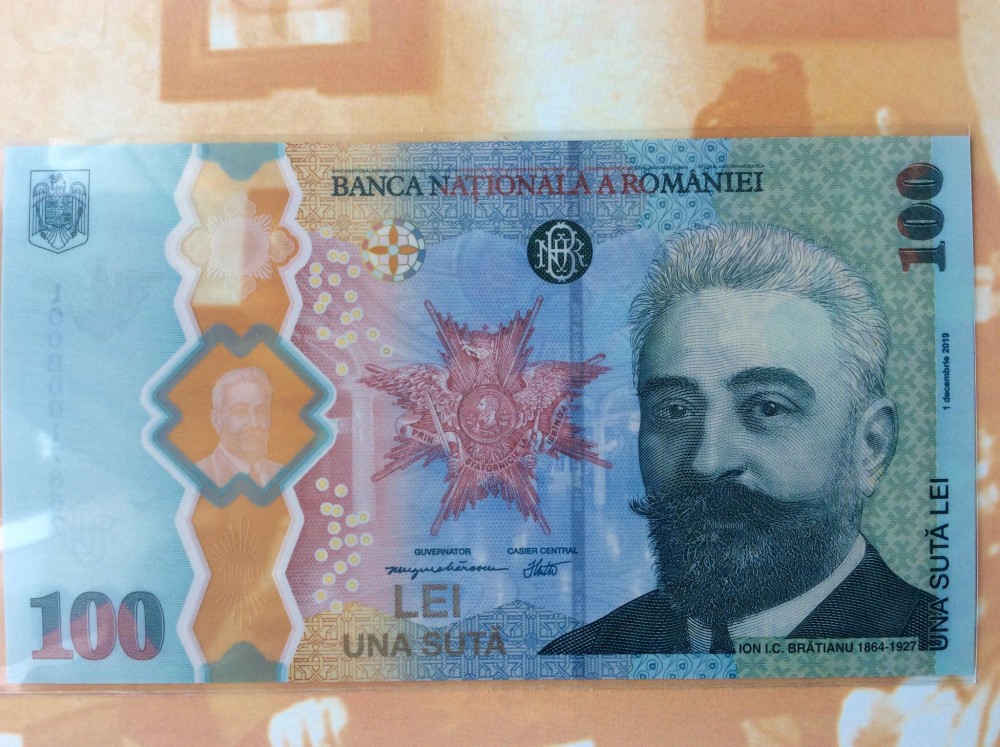 Bancnote Romania - 100 lei 2019 aniversara - I.C. BRATIANU (folder ...