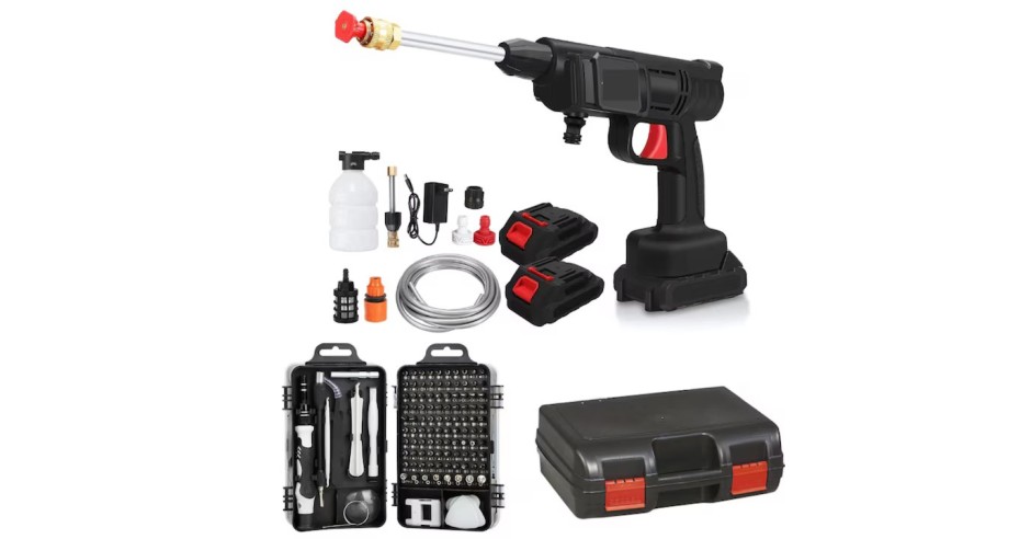 Pistol de Spalat cu Presiune APF® , Portabila ,fara Fir, cu Doua ...