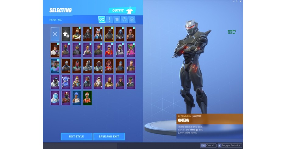 Vand Cont Fortnite 30 skinuri Season 4 full + FlyTrap +Omen | arhiva ...