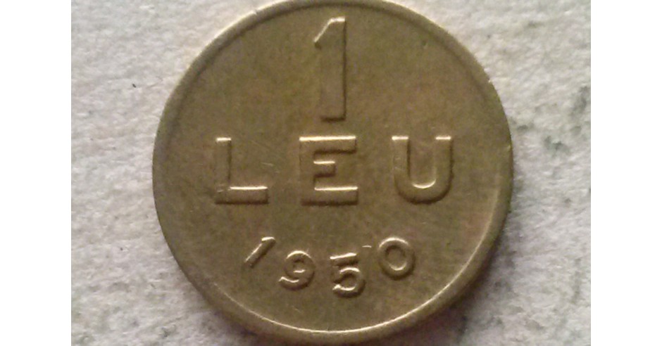 MONEDA 1 LEU 1950-ROMANIA | arhiva Okazii.ro