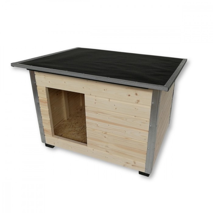 Cusca Caine cu Acoperis Rabatabil Carton Bituminat Marime 2 AtviPets ...