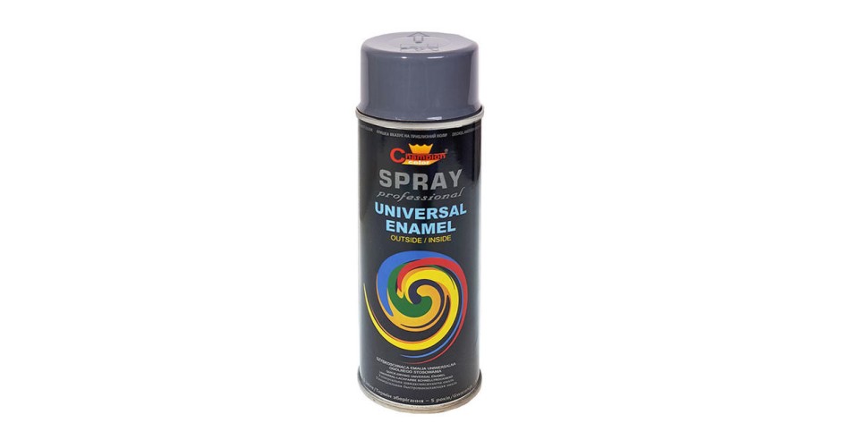 Spray Vopsea 400ml Gri Inchis RAL7024 Champion Color | arhiva Okazii.ro