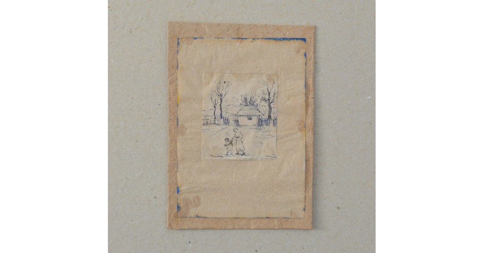 Sever Burada "Peisaj" desen | arhiva Okazii.ro