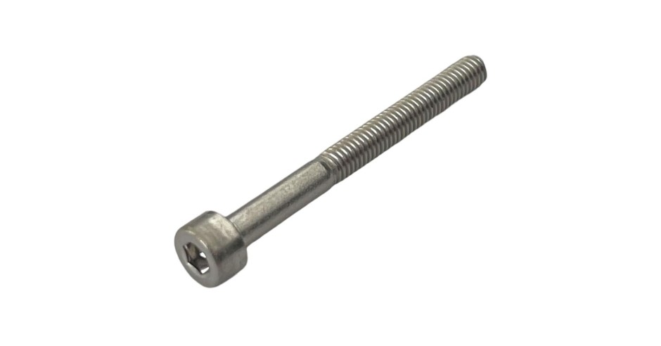 Surub M6, otel rezistent la acizi A4, 60mm, cap rotund, KRAFTBERG ...