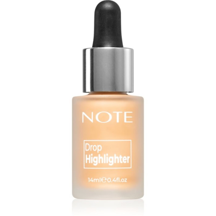 Note Cosmetique Drop Highlighter iluminator lichid cu picurător 02 ...