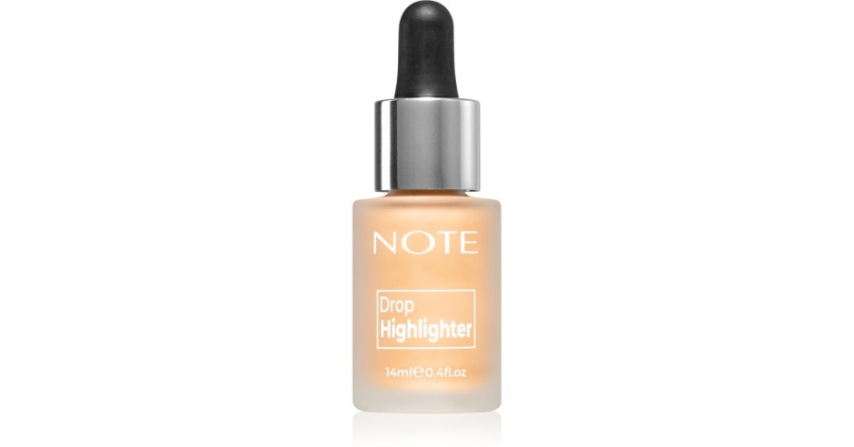Note Cosmetique Drop Highlighter iluminator lichid cu picurător 02 ...