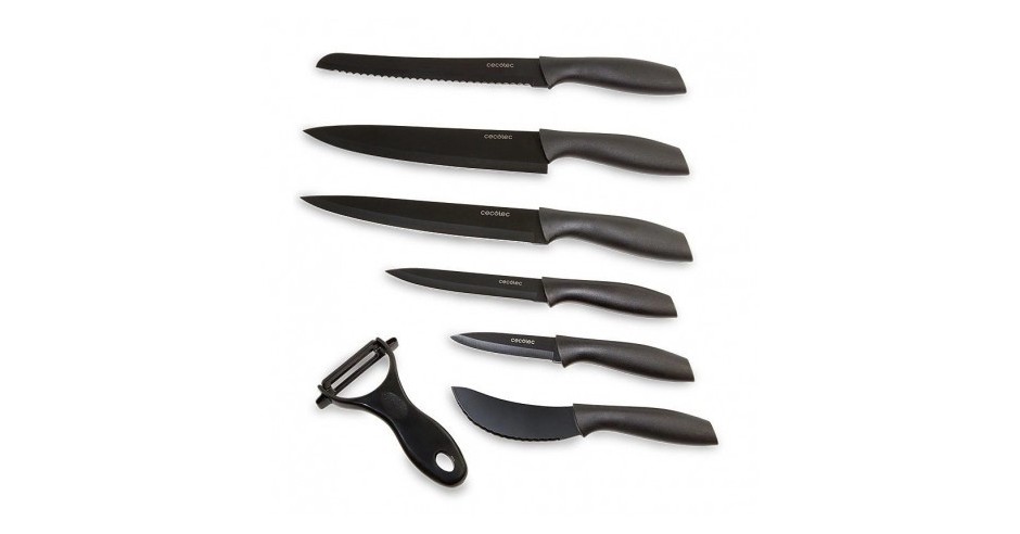 Set 7 Cutite Titan Cecotec Profesionale: Chef, Pain, Pizza + Decojitor ...