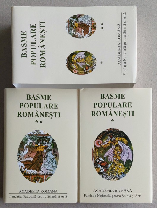 Basme populare romanesti (2 volume), editie lux Academia Romana, 2008 ...