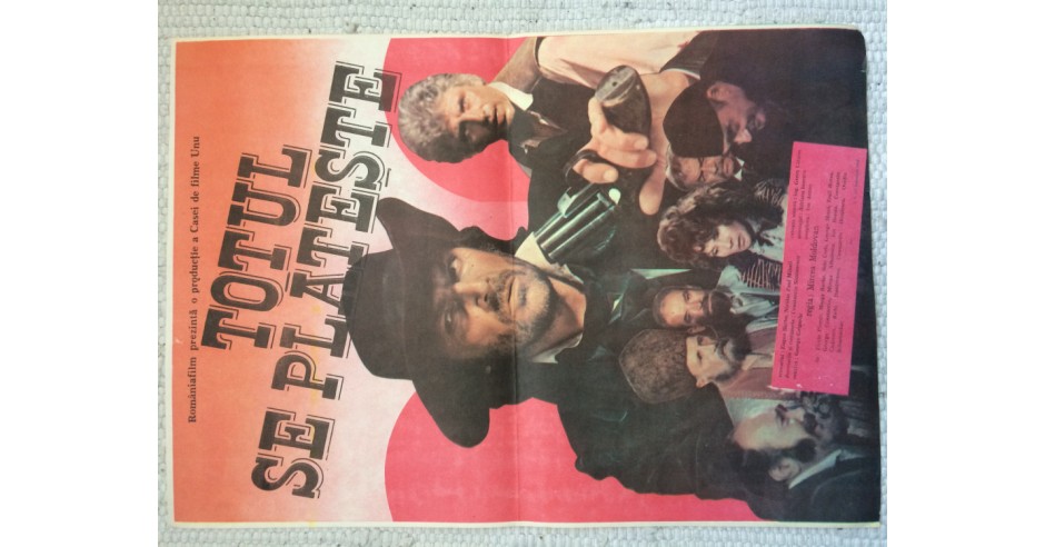 Totul se plateste 1986 seria margelatu florin piersic afis poster film ...