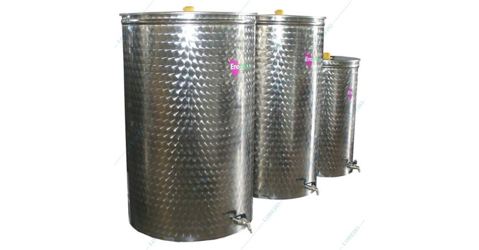 Cisterna inox cu capac flotant Eco Fpn 300 L, Enotoscana | Okazii.ro