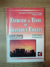 EXERCITII SI TESTE DE GRAMATICA ENGLEZA , TIMPURILE VERBALE de ...