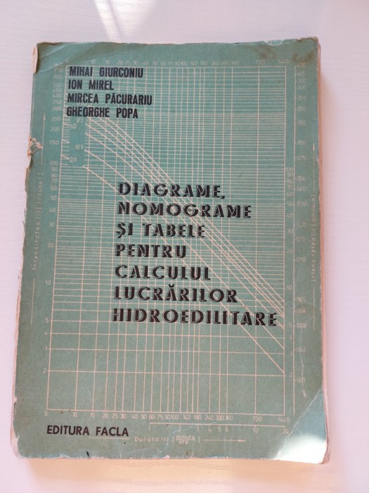 Diagrame, nomograme si tabele pentru calculul lucrarilor hidroedilitare ...
