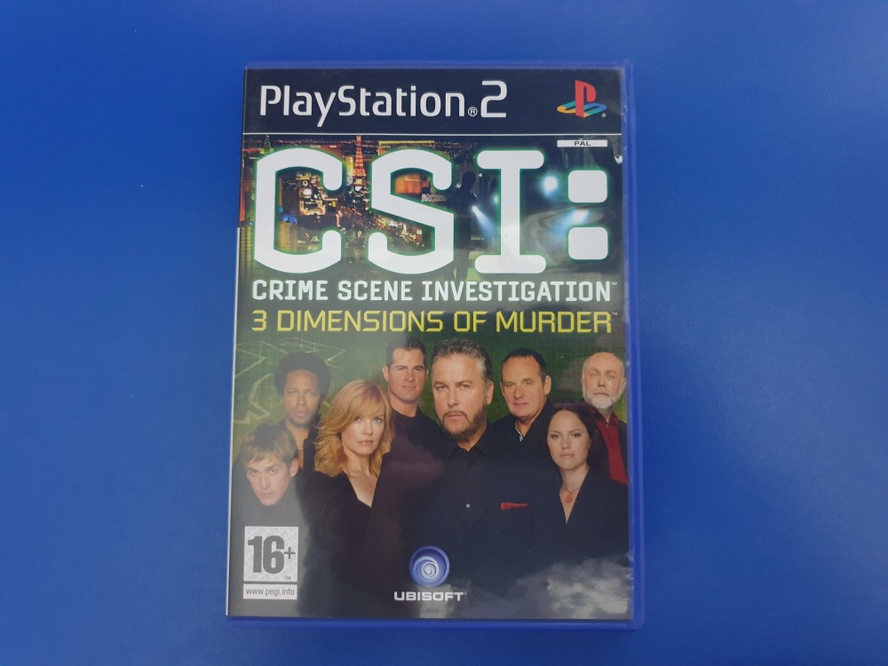 CSI Crime Scene Investigation 3 Dimensions of Murder - joc PS2 ...