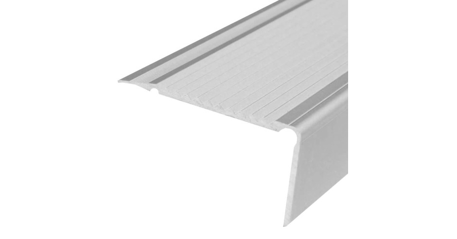 Profil Aluminiu pentru Trepte, 45x23 mm, 2.7 m, Argintiu, Model 3130 ...