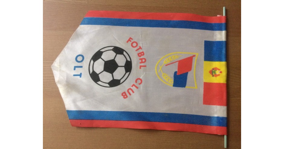 Fanion F.C. OLT fotbal club olt romania RSR echipa de club fan sport de ...