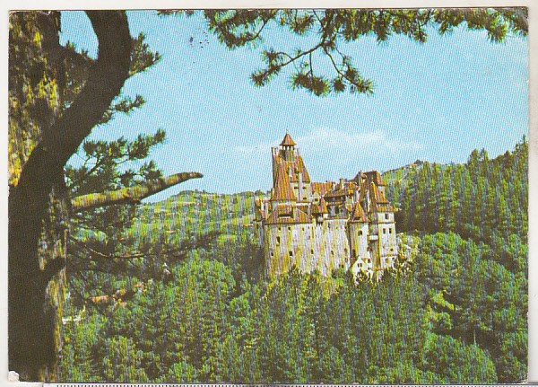 Bnk cp Muzeul Bran - Vedere - circulata - marca fixa, Printata, Brasov ...