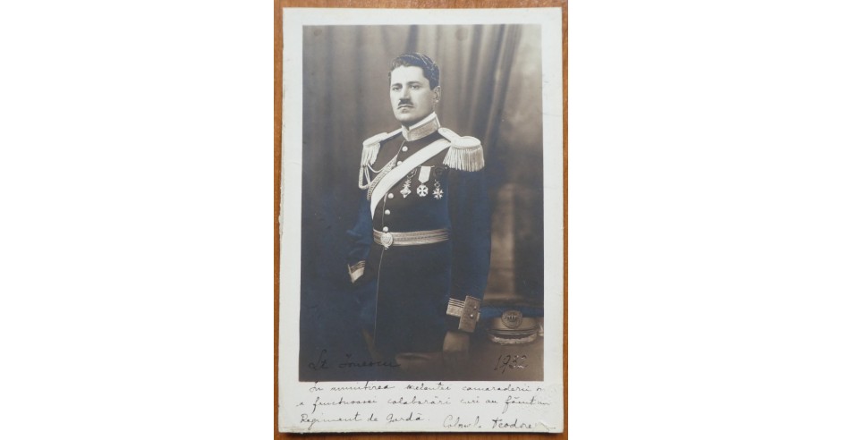 Fotografie cu autograf , General Paul Teodorescu , 1932 | Okazii.ro