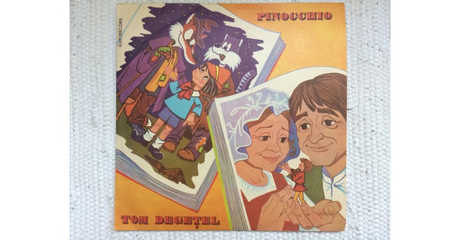 Vinil Copii: Pinocchio & Tom Degetel, Electrecord, Dramatizare ...
