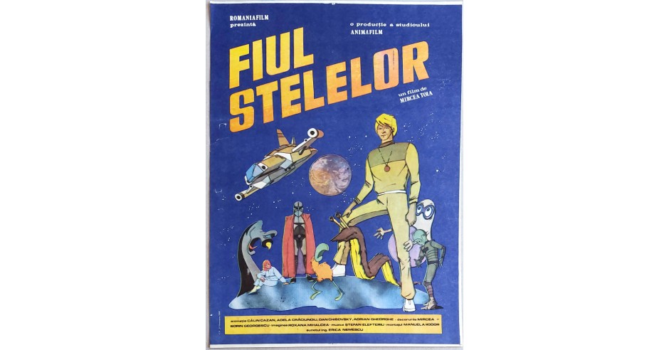 Fiul stelelor - Afis film romanesc desene animate, cinema Animafilm ...