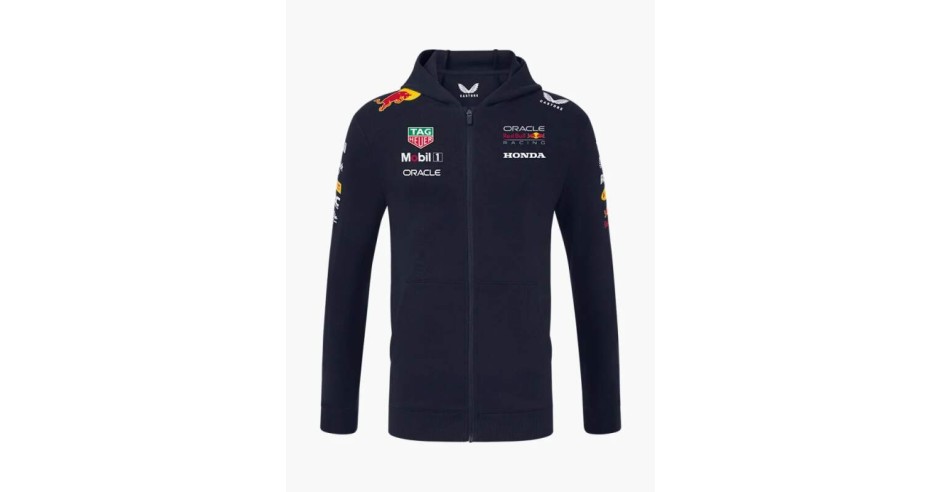 Red Bull Racing hanorac de bărbați cu glugă official Teamline Replica ...