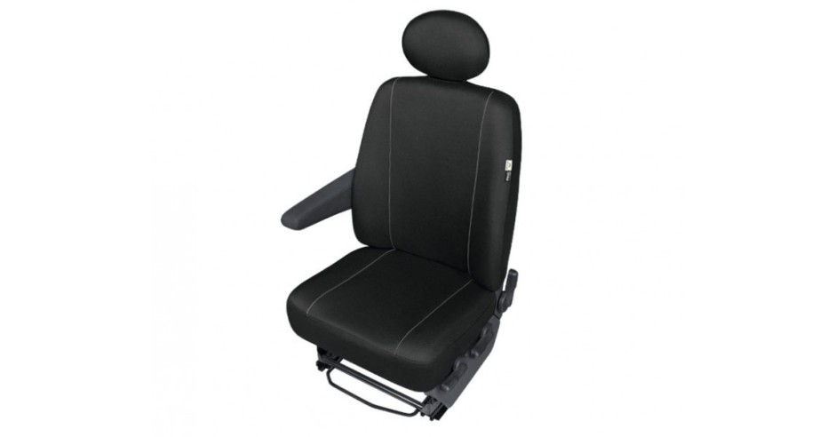 Huse scaun sofer auto cu 2 locuri Hermes-Herman Black DV1 M pentru ...