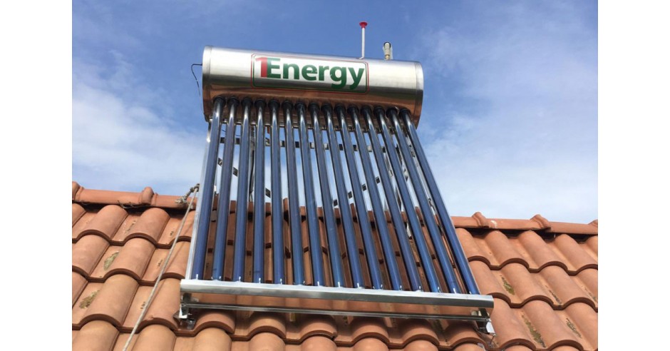 Kit Panou solar apa calda INOX nepresurizat 1ENERGY 150 litri - cu ...