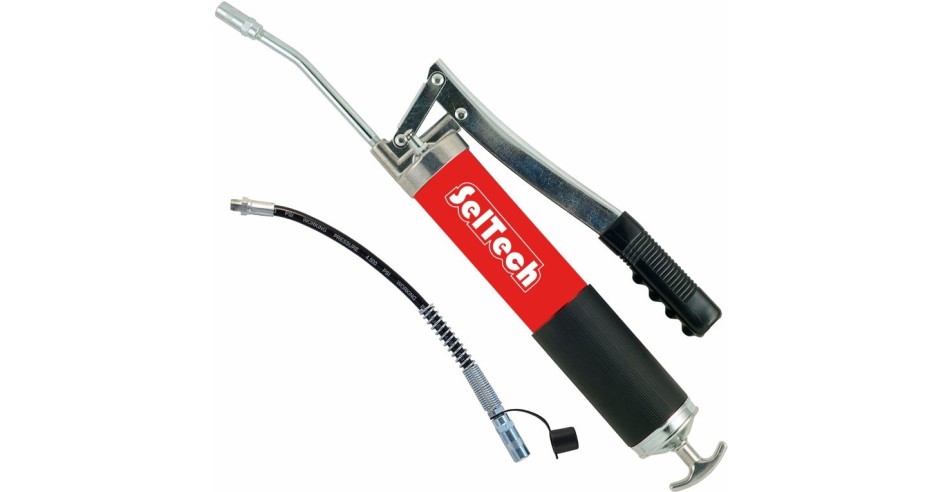 Decalimetru Profesional SelTech 400ml, Pistol Gresat Manual, Teava ...