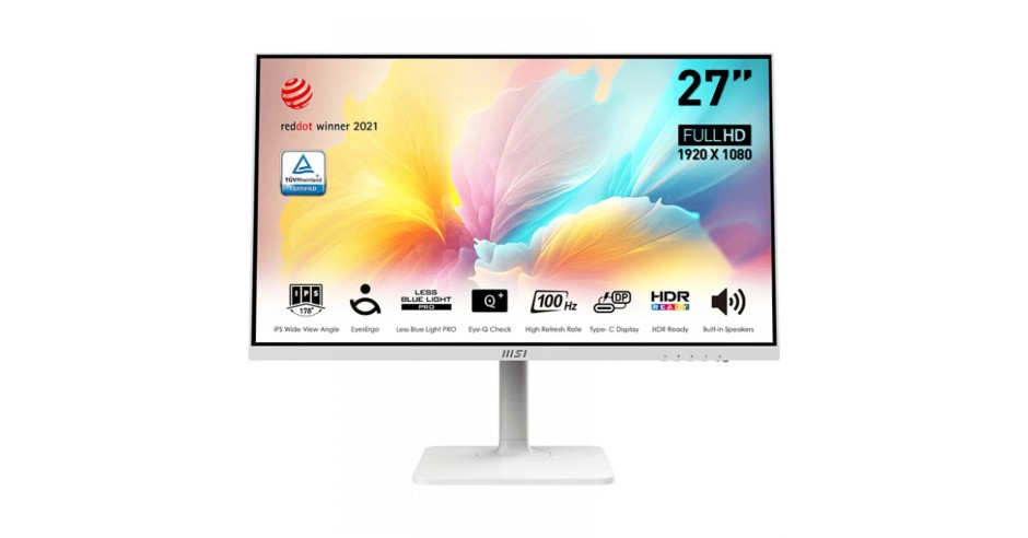 Monitor LED IPS MSI Modern MD2712PW 27, Full HD (1920x1080), 100Hz, 4ms ...