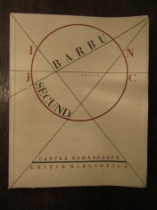 ION BARBU -JOC SECUND, 1986 | arhiva Okazii.ro