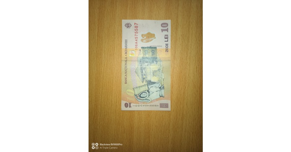 bancnota 10 lei din 1 Decembrie 2008 serie foarte rara | arhiva Okazii.ro