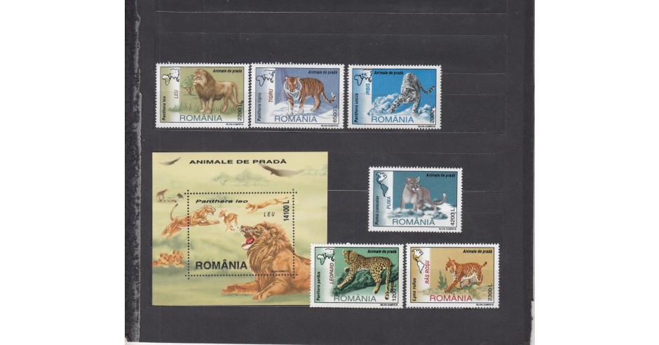 ROMANIA 2000 LP 1532 LP 1533 ANIMALE DE PRADA SERIE+COLITA MNH | arhiva ...