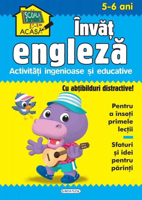Scoala acasa - Invat engleza 5-6 ani, Girasol | Okazii.ro