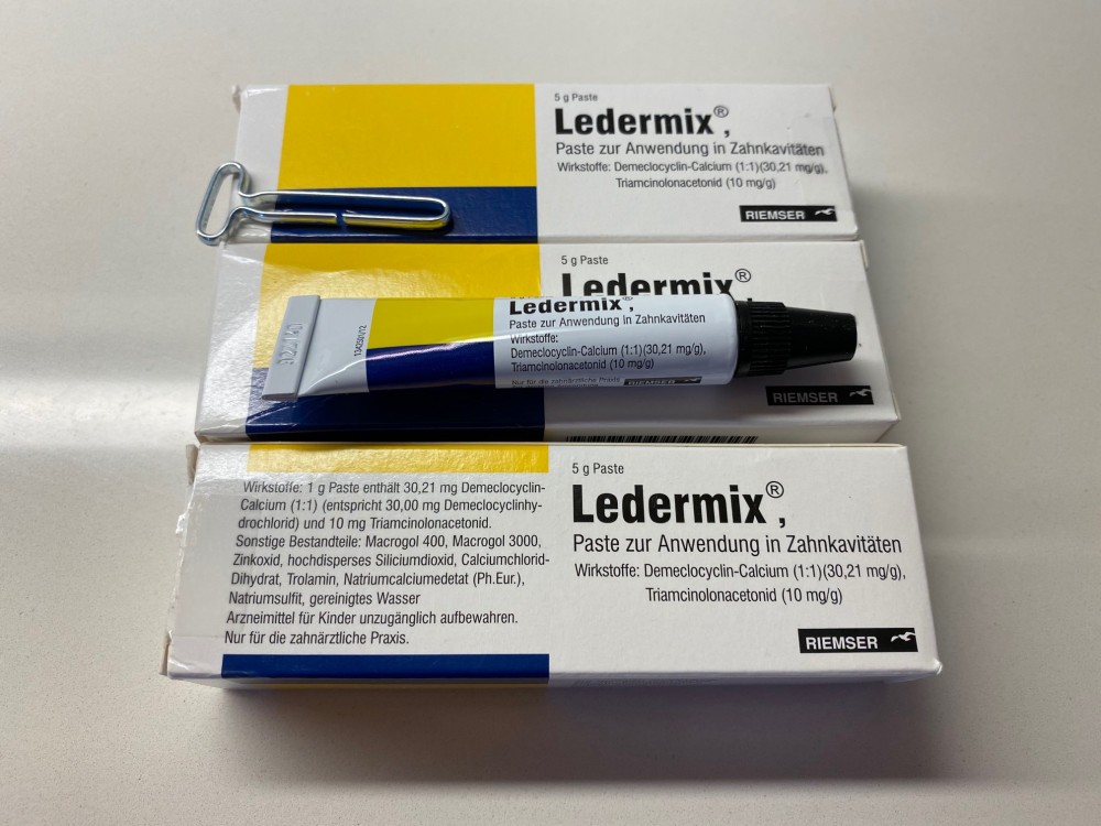 LEDERMIX tub pasta 5g - Riemser Pharma GmbH Germania - valabilitate 06. ...