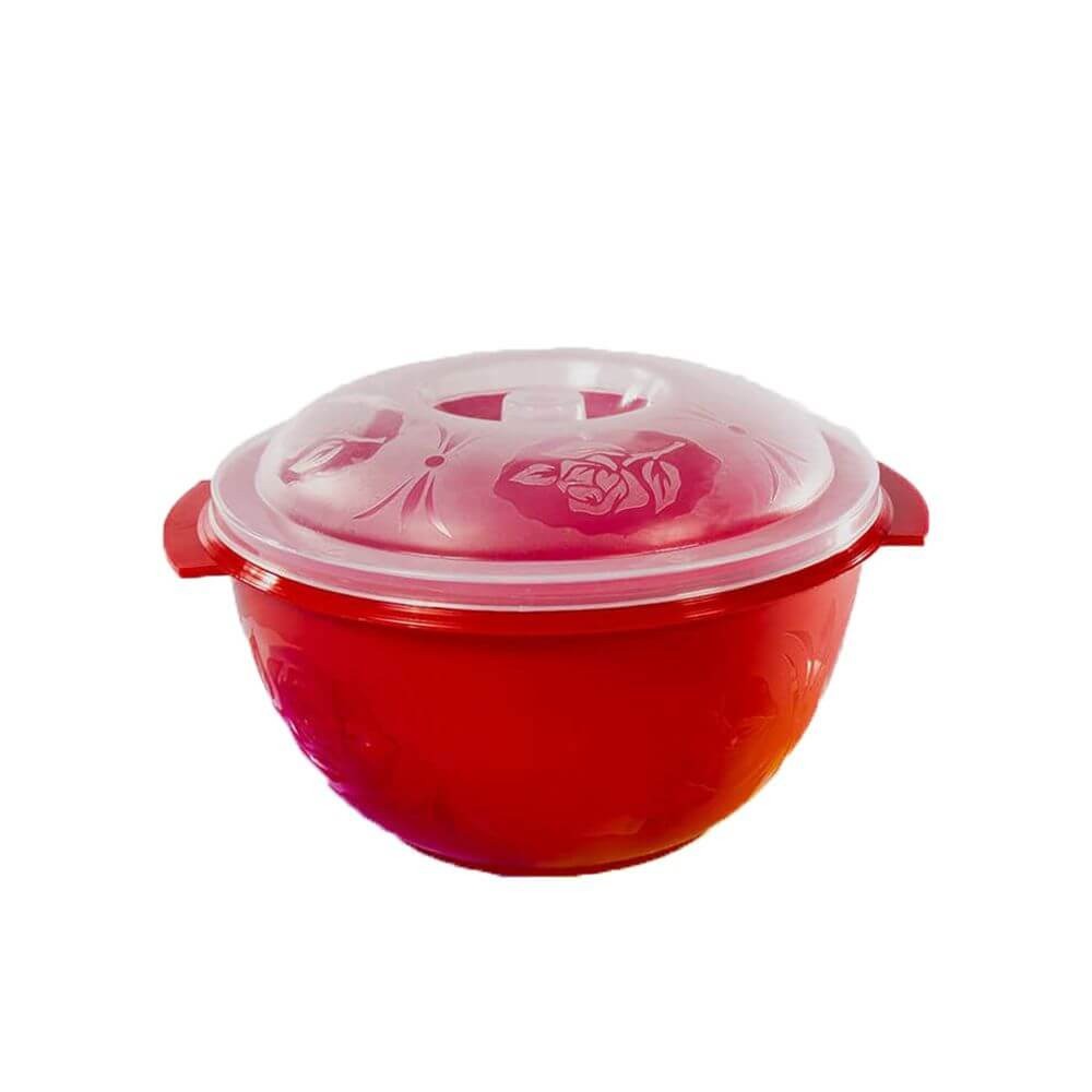 Castron cu Capac STERK, 2.5 Litri, Rosu, Castroane de Plastic ...