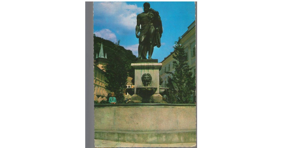 CPIB 15365 - CARTE POSTALA - BAILE HERCULANE. STATUIA LUI HERCULES ...