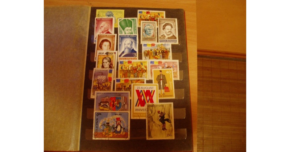 clasor cu timbre romania 1990 | arhiva Okazii.ro