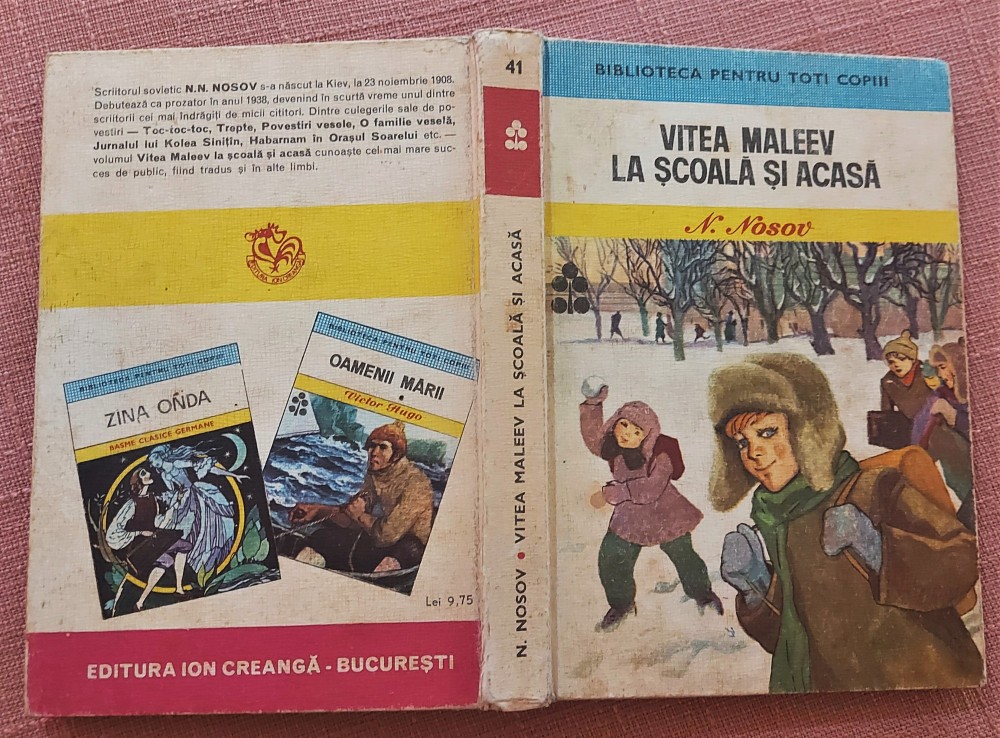 Vitea Maleev la scoala si acasa. Ilustratii de Romeo Voinescu - N ...