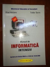 Manual de informatica intensiv clasa a XI-a- Vlad Hutanu, Tudor Sorin ...