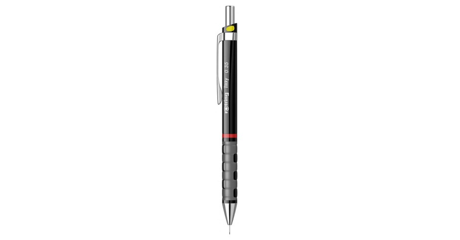 Creion Mecanic ROTRING Tikky III, Mina de 0.35 mm, Negru, Corp din ...
