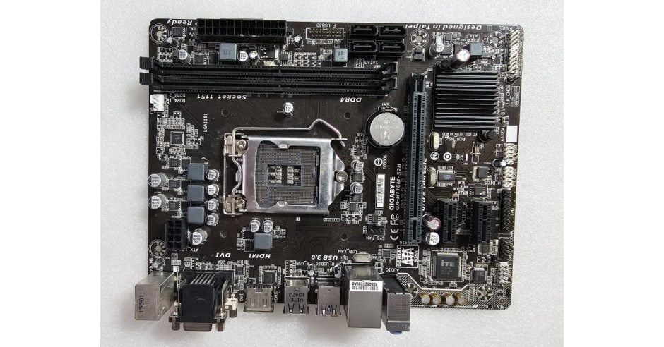 Placa de baza GIGABYTE GA-H110M-S2H,LGA 1151, DDR4, PCI-e - poze reale | arhiva Okazii.ro